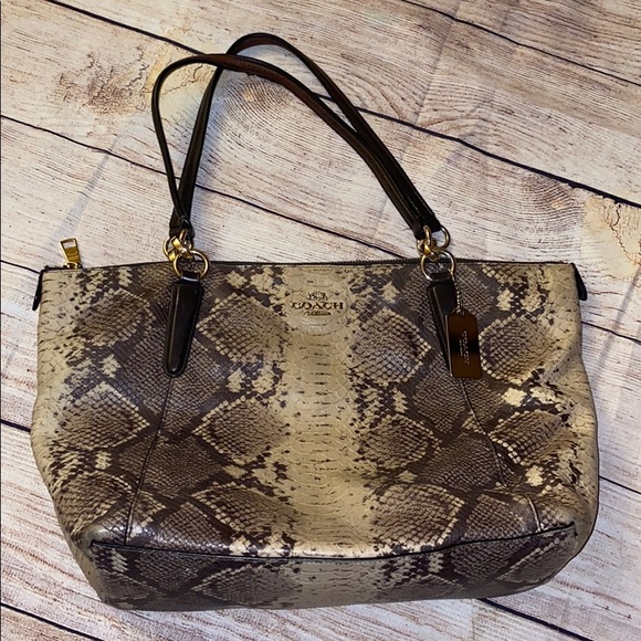 Coach | Bags | Coach Python Ava Tote | Poshmark